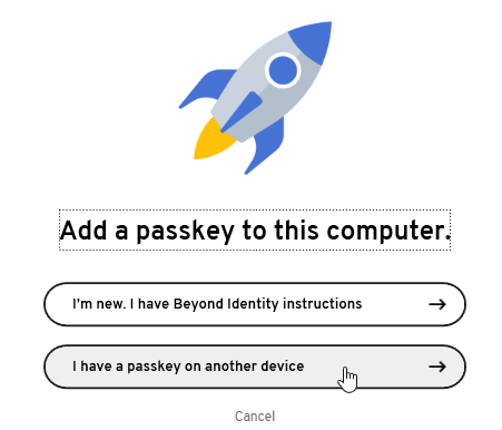How do I extend my existing Passkey to a Windows device? – Beyond Identity