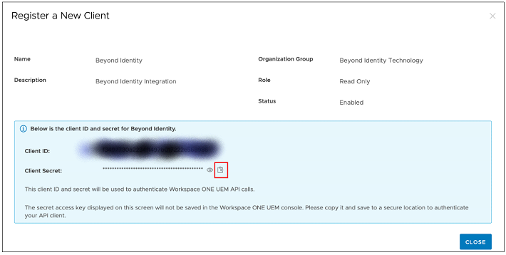 Workspace One UEM Integration Guide – Beyond Identity