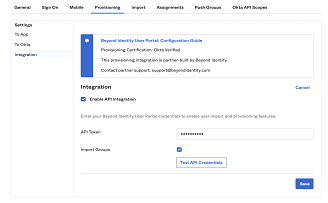 Integration Guide for Okta Identity Engine (OIE) – Beyond Identity