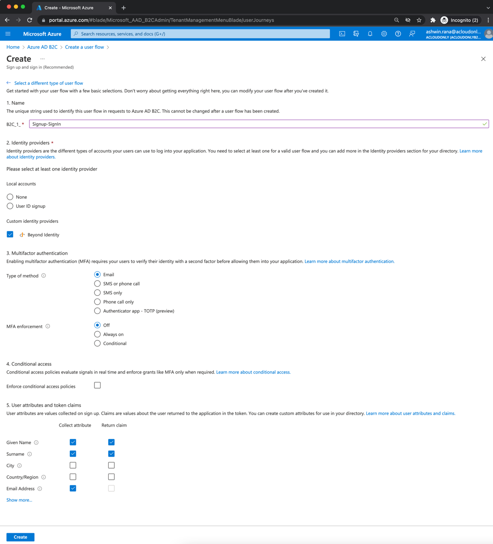 Integration Guide Azure AD B2C – Beyond Identity