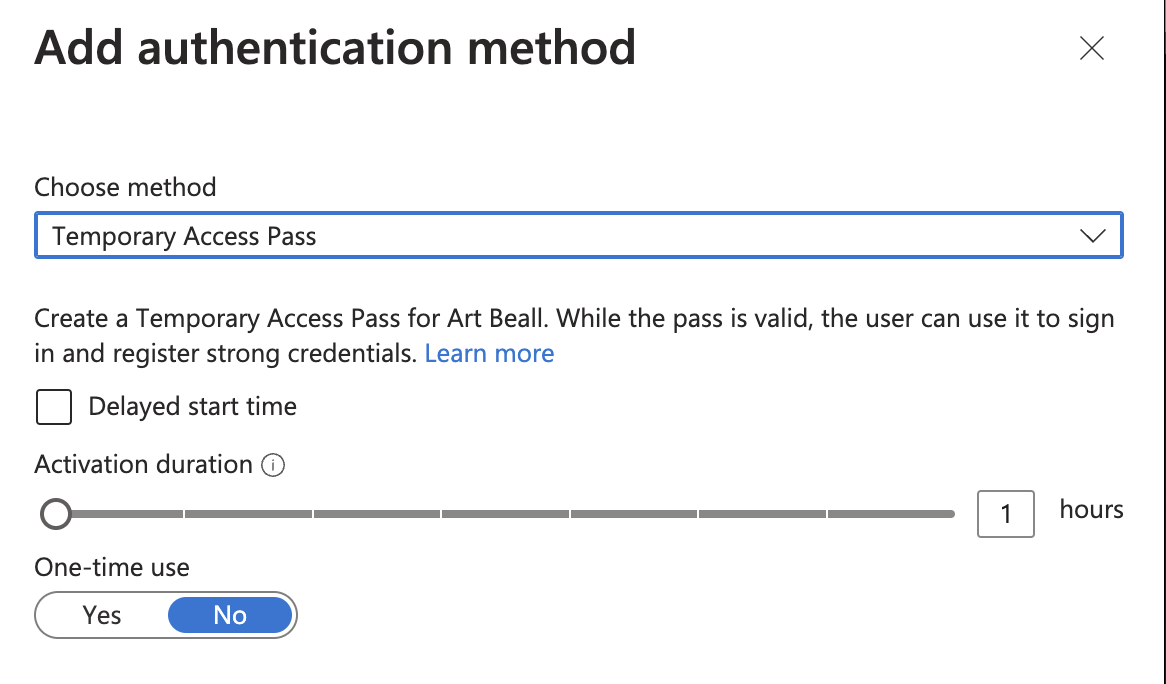 How to enable TAP for your Microsoft Azure (Entra) – Beyond Identity