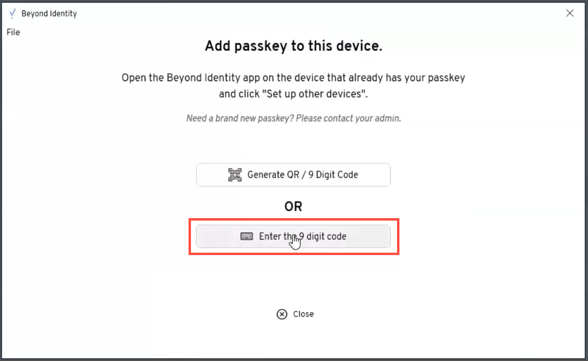 How Do I Extend My Existing Passkey To A Windows Device Beyond Identity