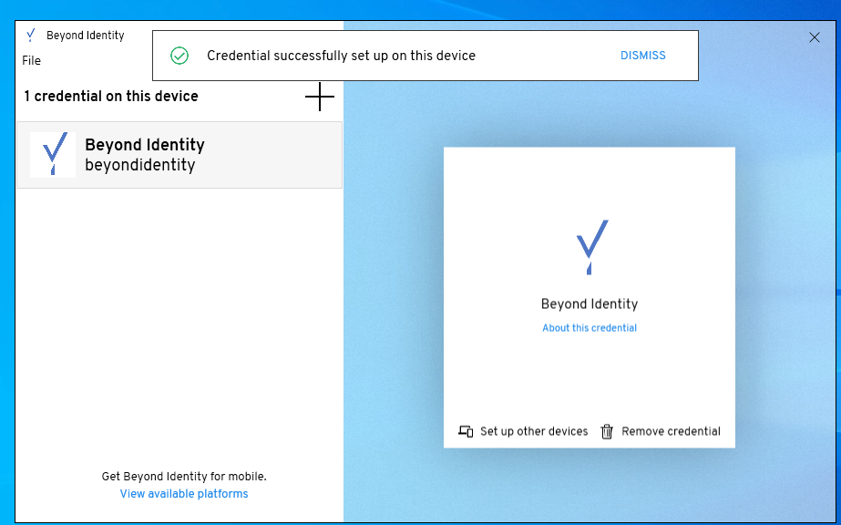 How do I extend my existing Passkey to a Windows device? – Beyond Identity